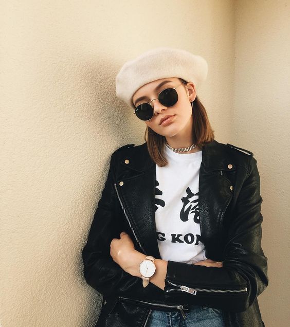 Las mejores formas de usar boina como toda una fashion blogger 👩‍🏭👏